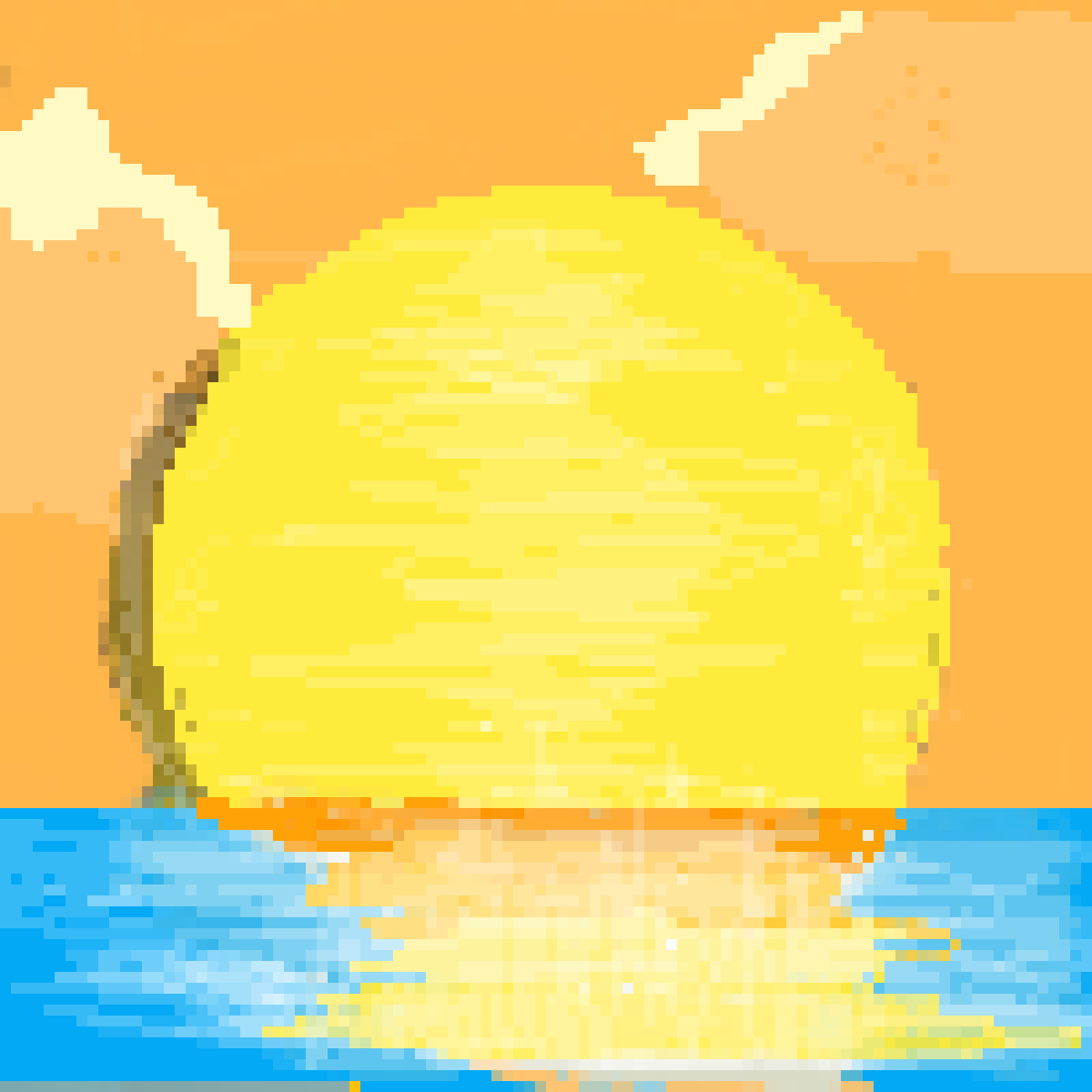 Pixilart - Sunset by Pixel-Nory106