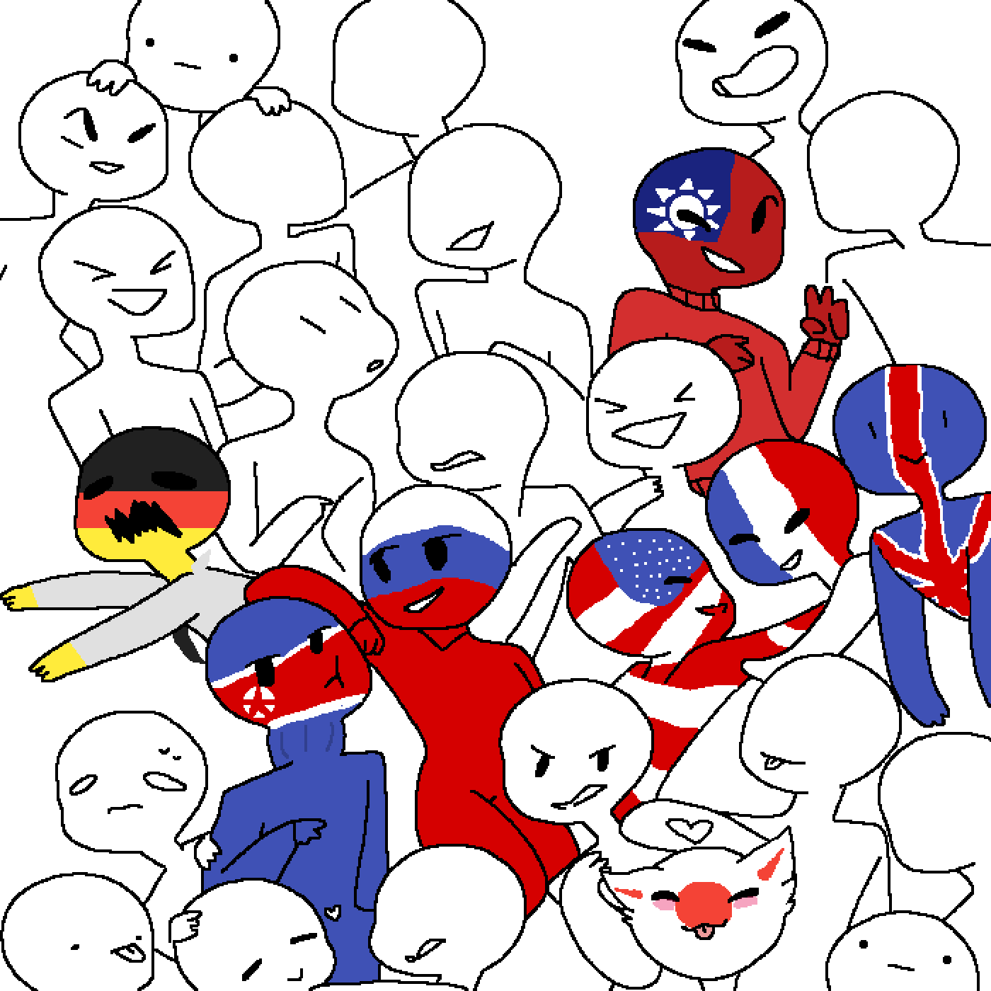 Editing countries - Free online pixel art drawing tool - Pixilart