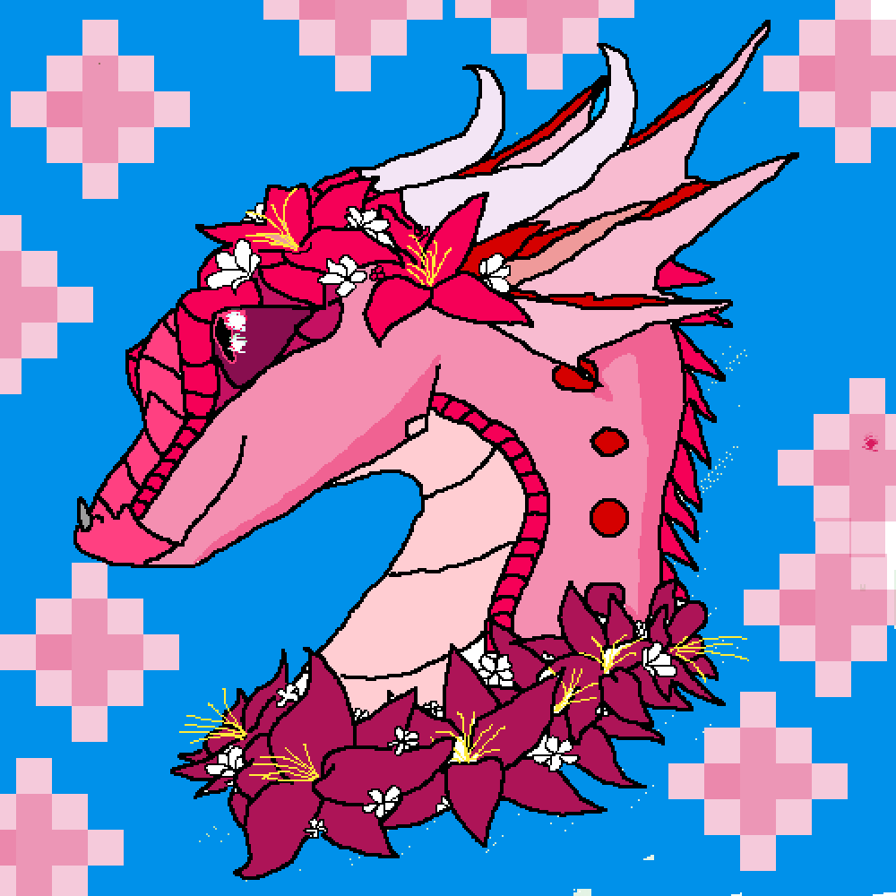 Pixilart - Spring The RainWing by Ruby-The-Wolf