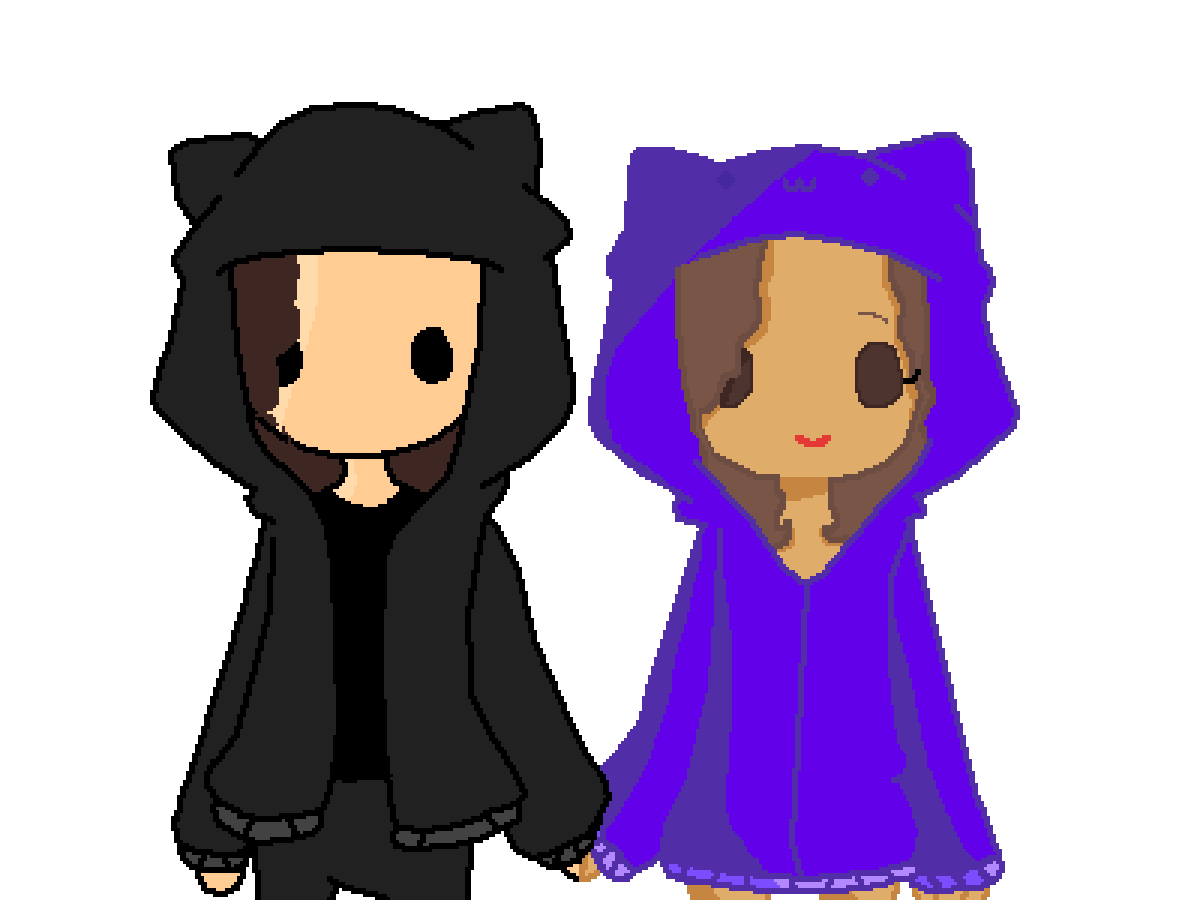 Editing cute lesbian couple - Free online pixel art drawing tool - Pixilart