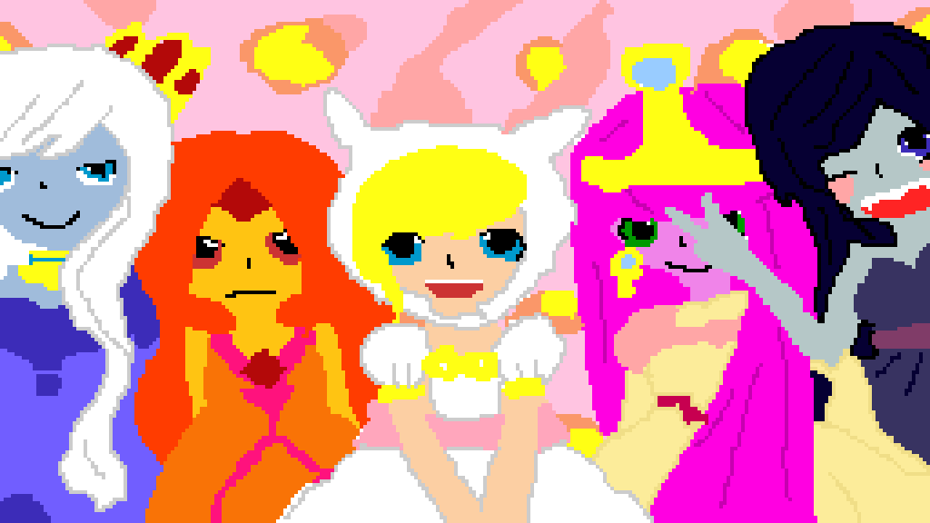 Pixilart - Adventure Time Ladies by i-is-groot