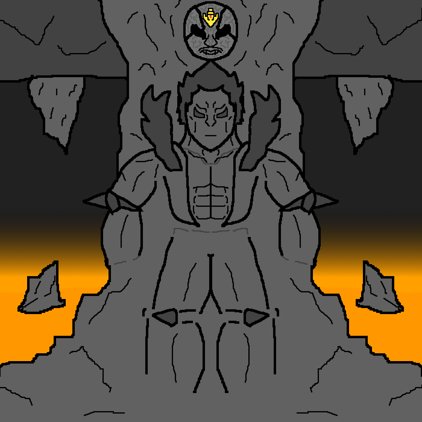 Pixilart - The Pillar of Magma by TheMadTitan