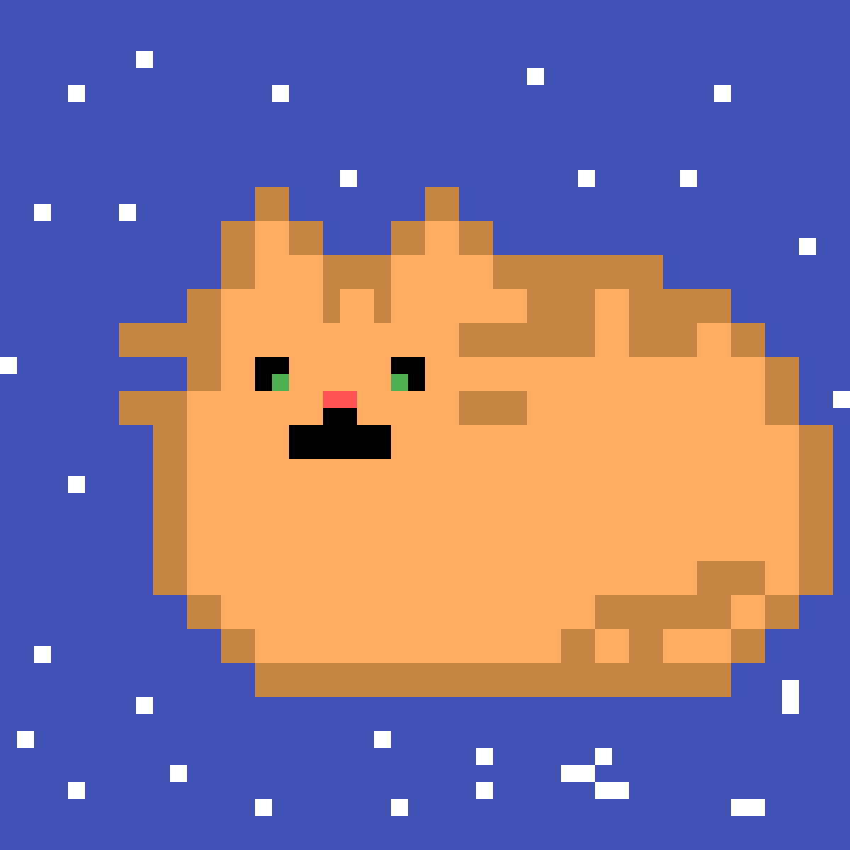 Pixilart - god cat by seancard