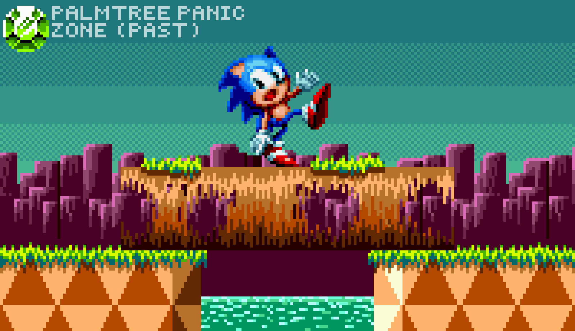 Pixilart - Palmtree Panic (Past) by AdvanceSonic