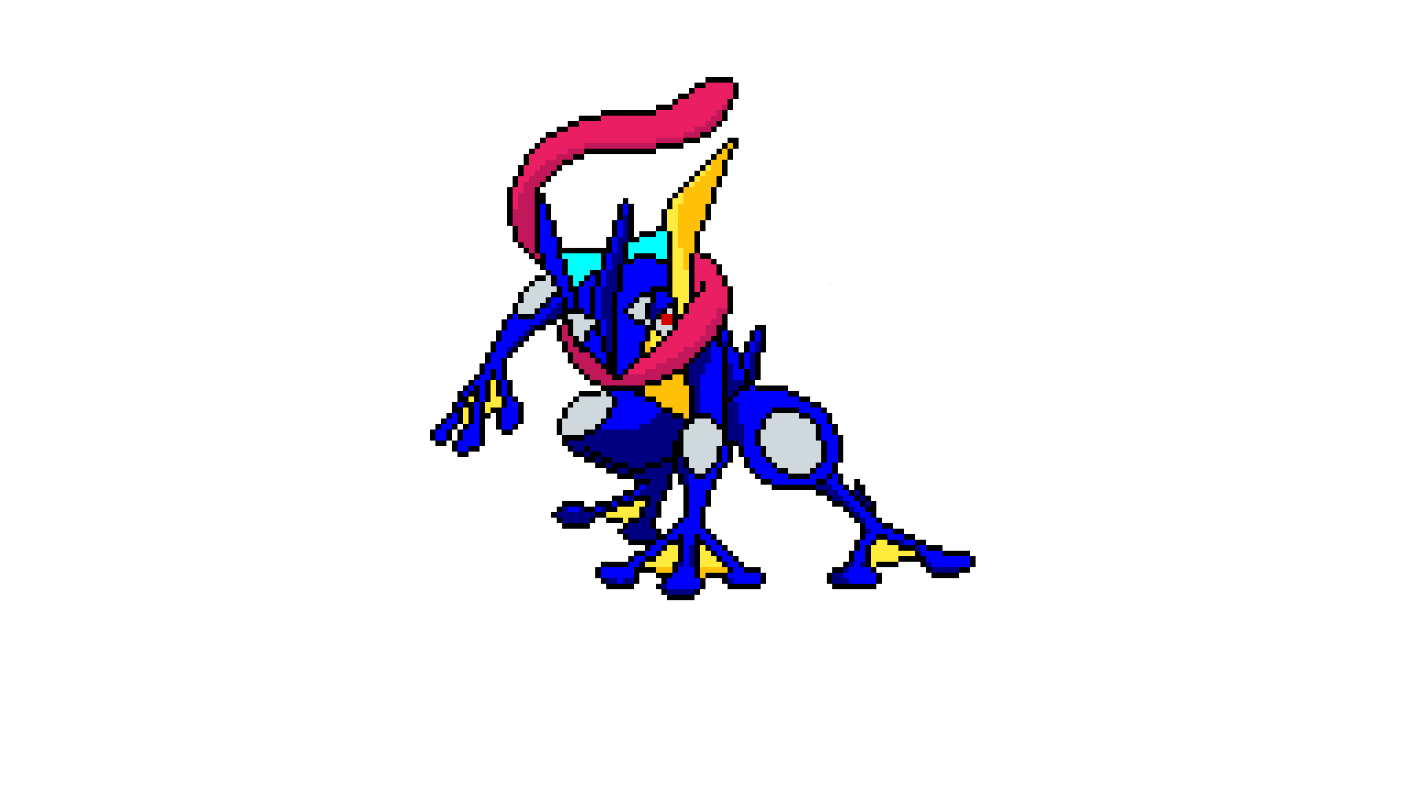 Pixilart - Greninja by Anonymous