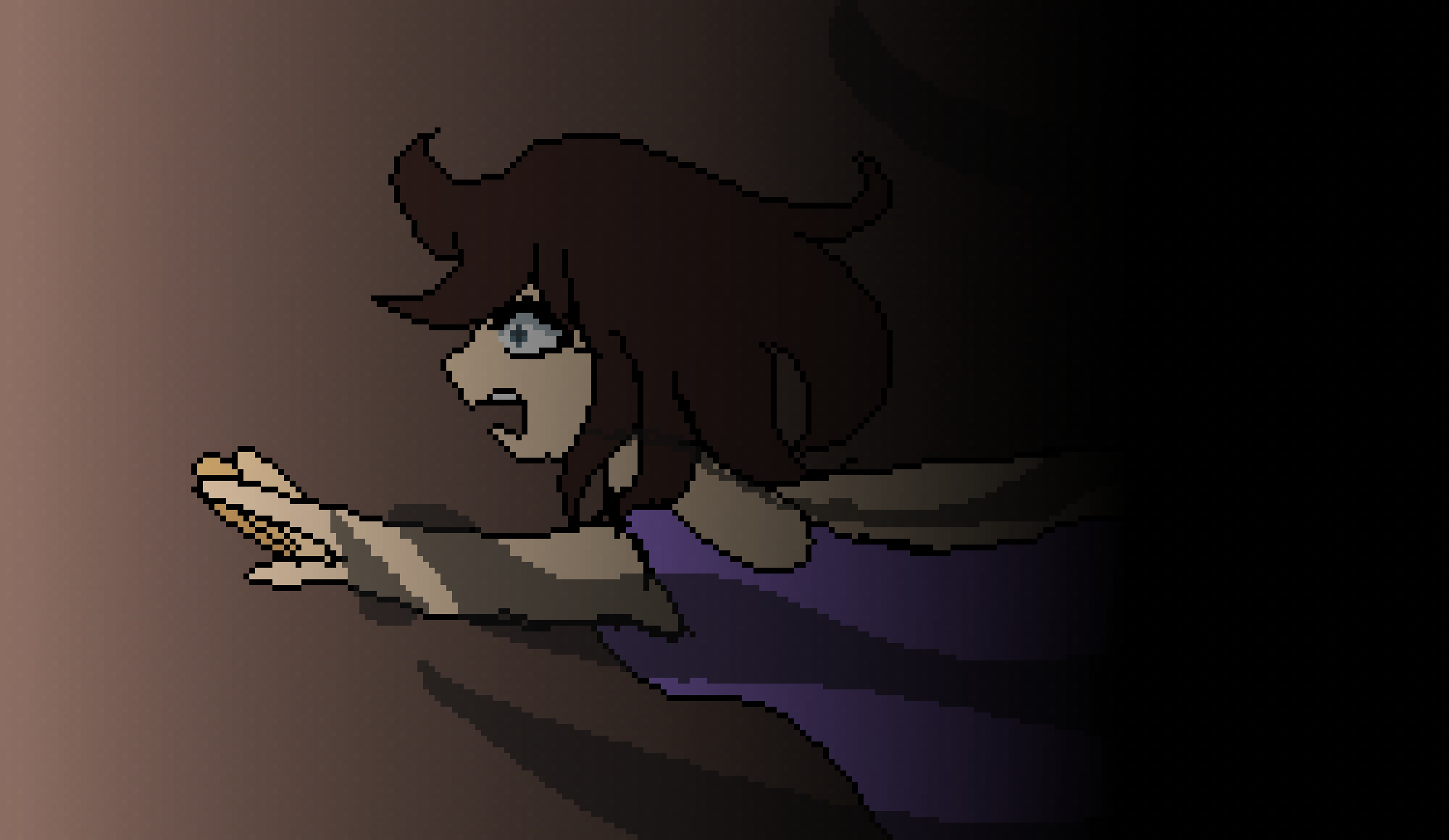 Pixilart - dragged into the dark by cloudyky