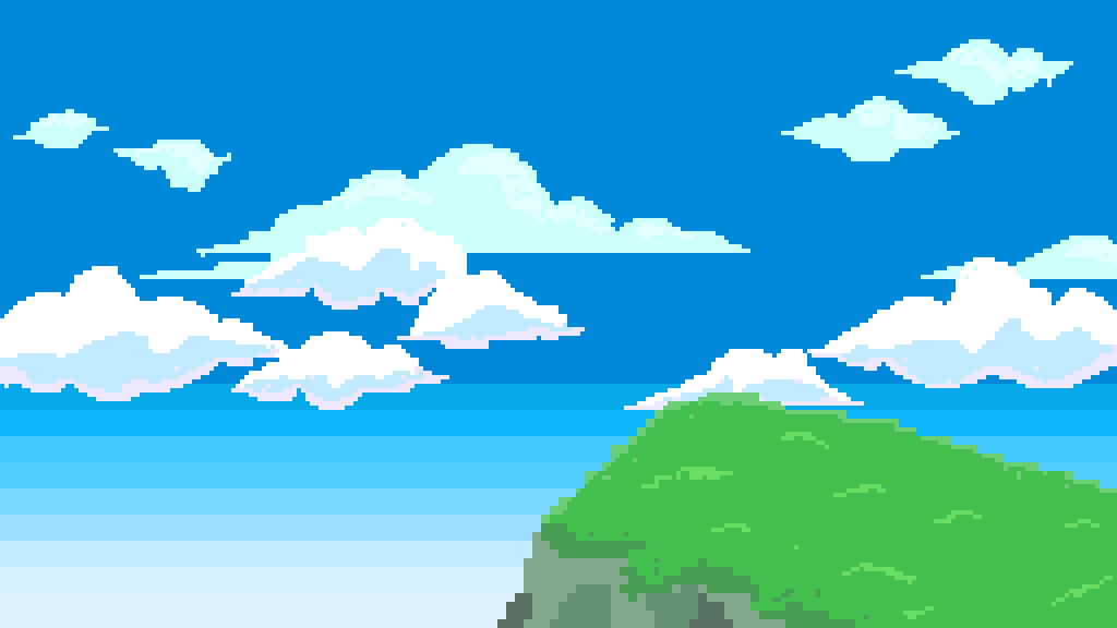 Editing cliffside background - Free online pixel art drawing tool ...