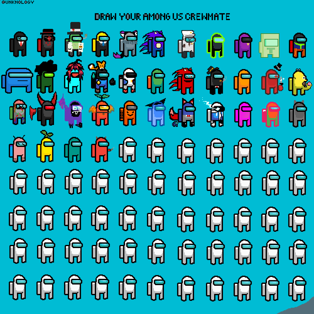Editing Among us - Free online pixel art drawing tool - Pixilart