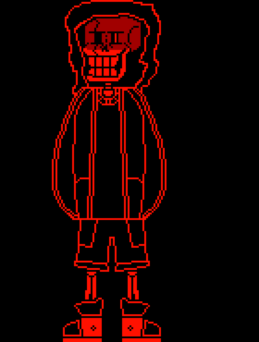 Pixilart - FellSwap Ruby by ARandomSkeleton