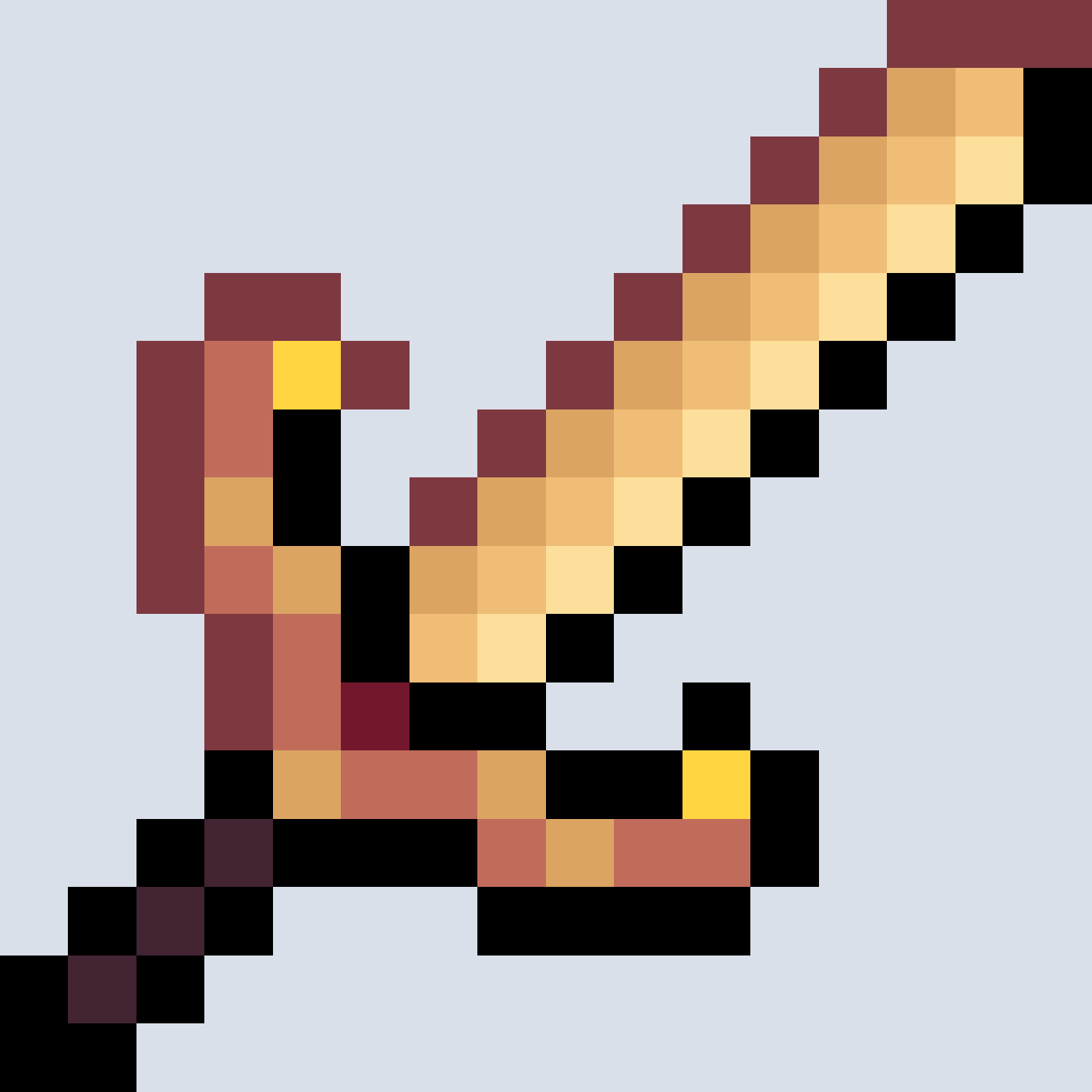 Pixilart - Copper Sword by SnekPxl