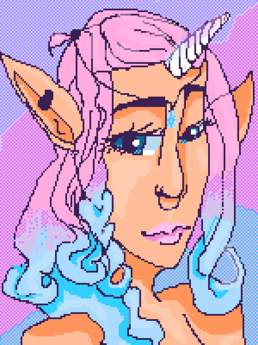 Pixilart - Pastel Human unicorn by Skittles-OwO