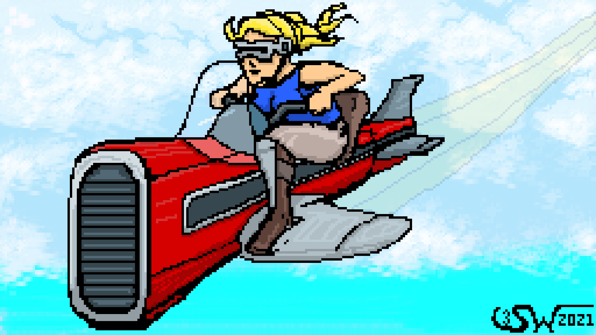 Pixilart - AeroSpace Girl by GuardianArt