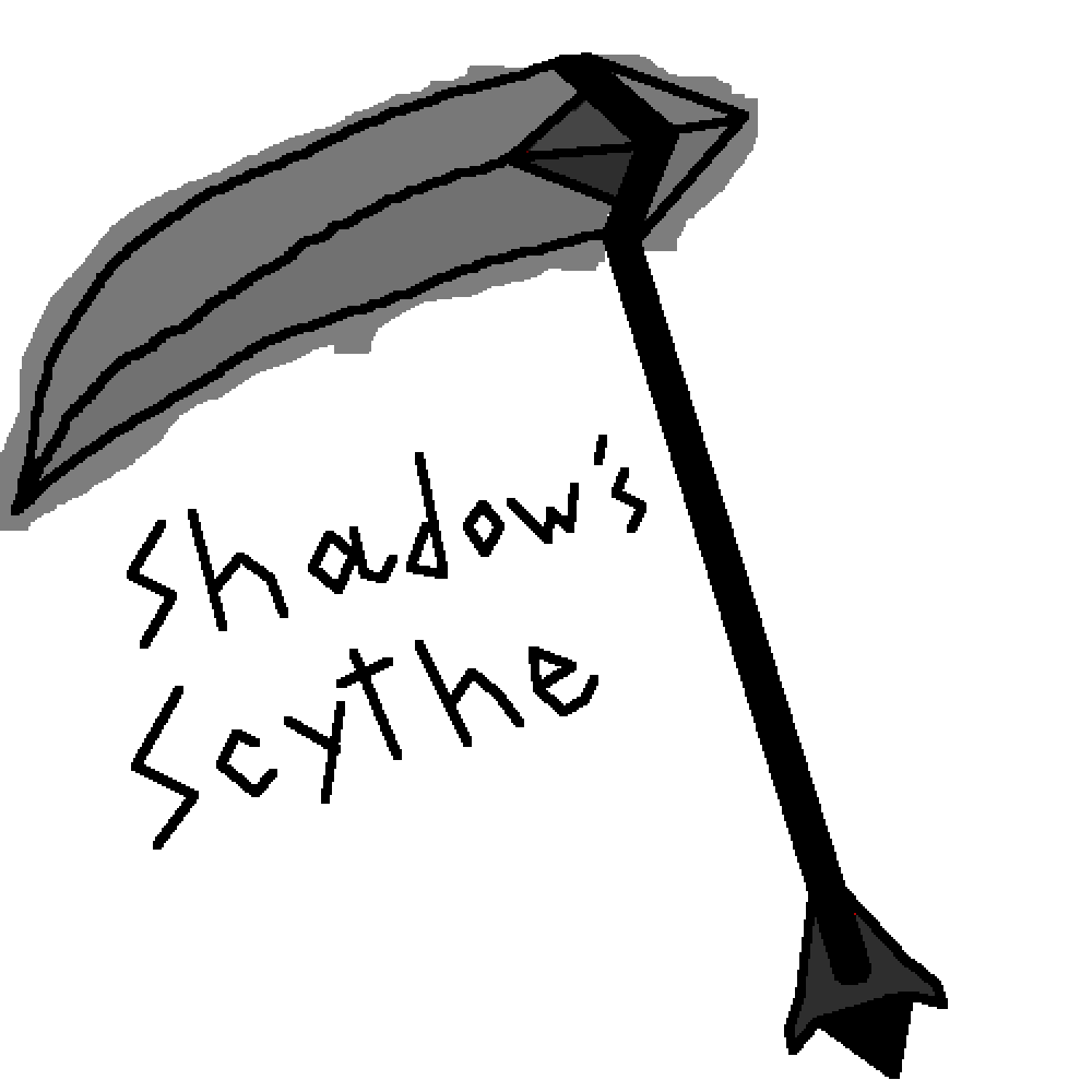 Pixilart - Shadow's Scythe (When She Is In Death Mode) by ShadowQueen