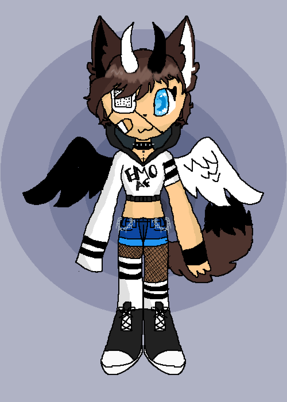 Pixilart - Lunar s oc update by SkyDragonBoi