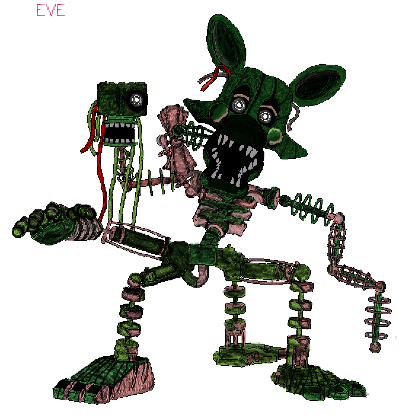 Pixilart - Phantom Mangle by SpecterSkull