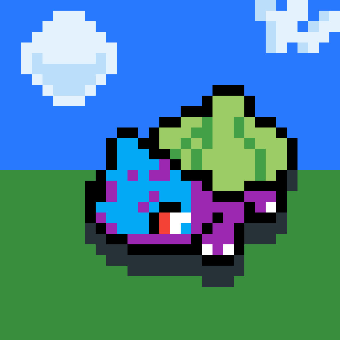 Pixilart - bulbasaur by Anime-pixel