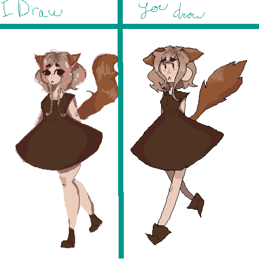 Pixilart - I draw you draw collab by DystopiaDevin