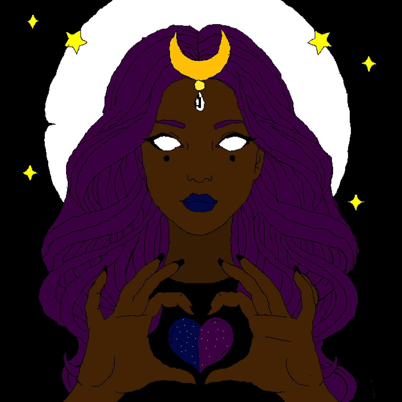 Pixilart - celestial oc by 4thWalRebuilder