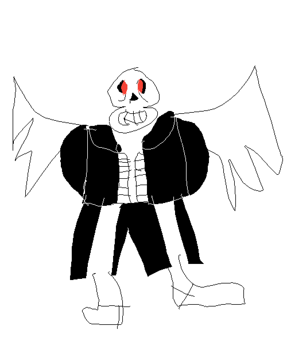 Pixilart - Anti Glitch Sans base by Dusttrust-Sans