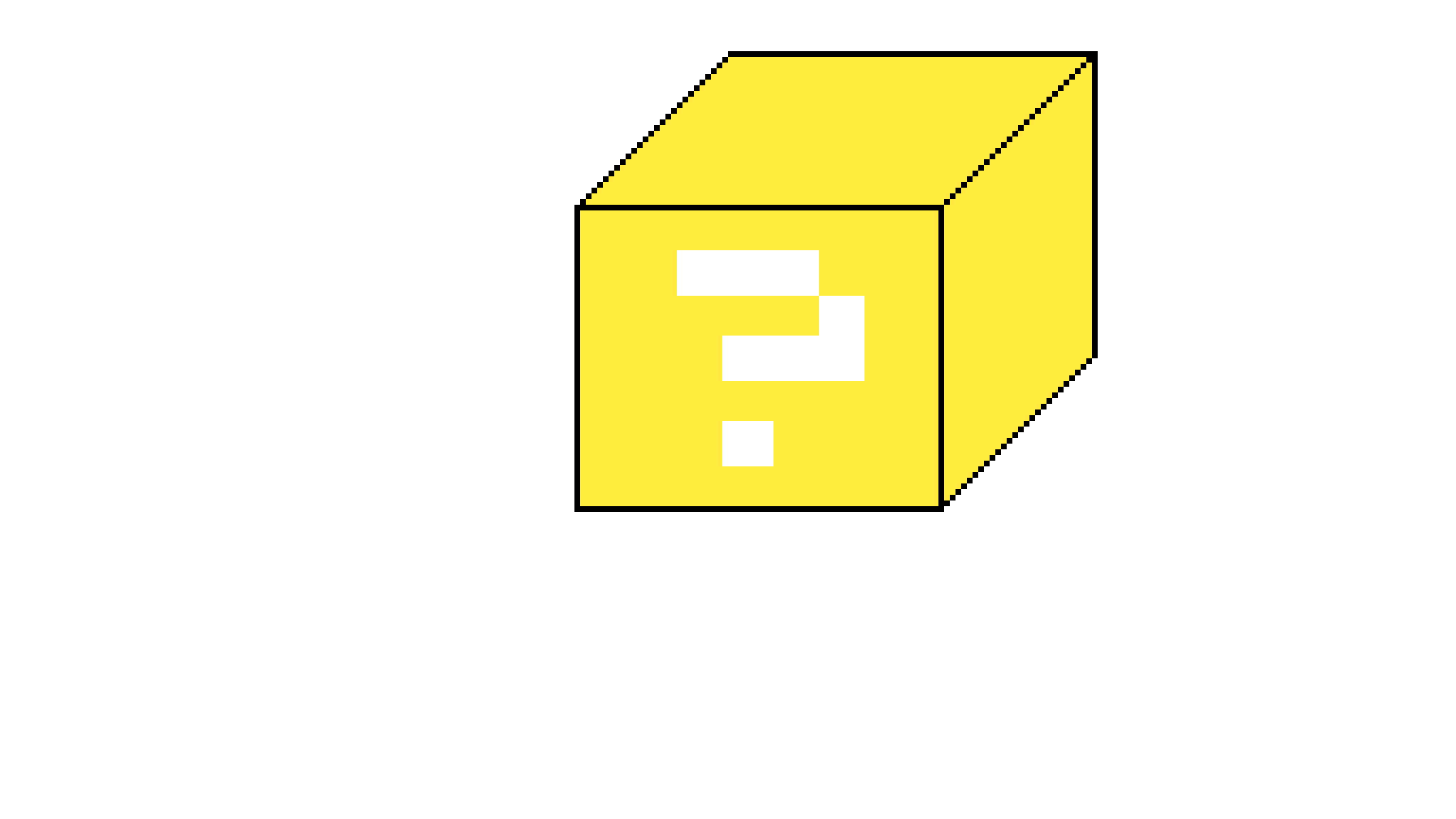 Pixilart - mario block by Crafty