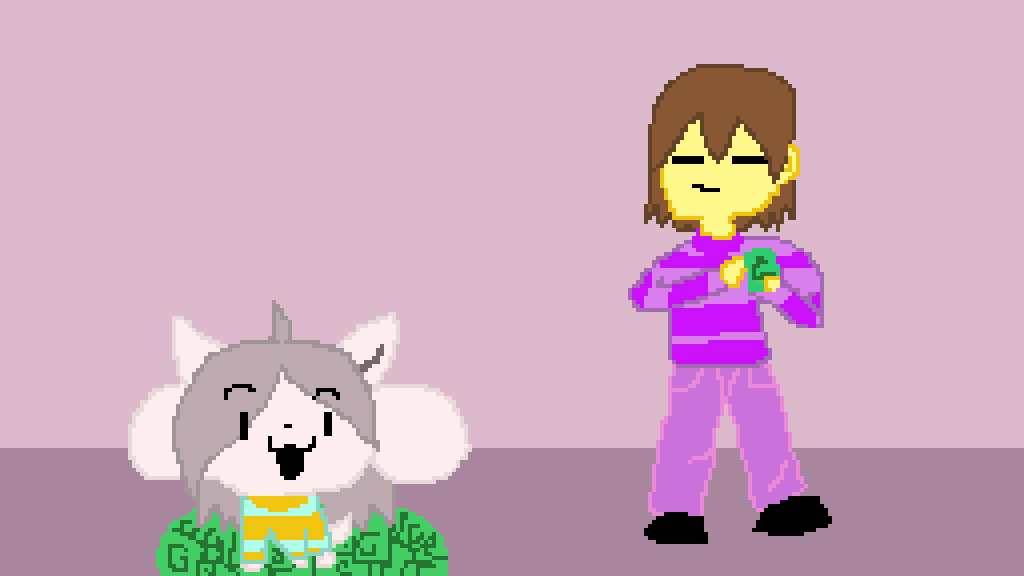 Pixilart - Temmie gets money by potatolover3454