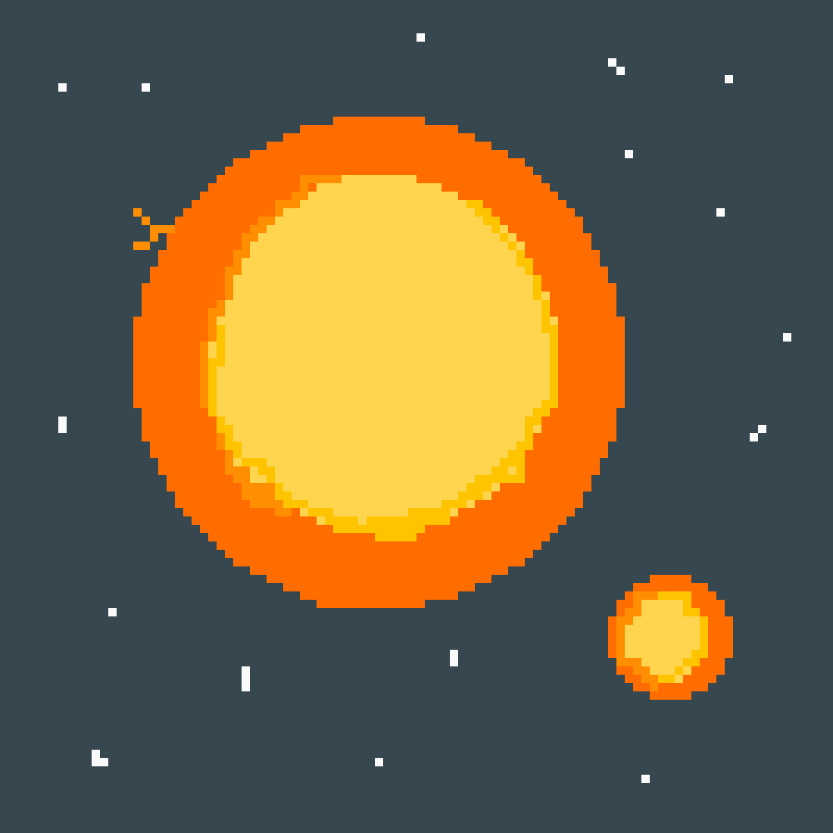 Pixilart - Sun flares by wigster