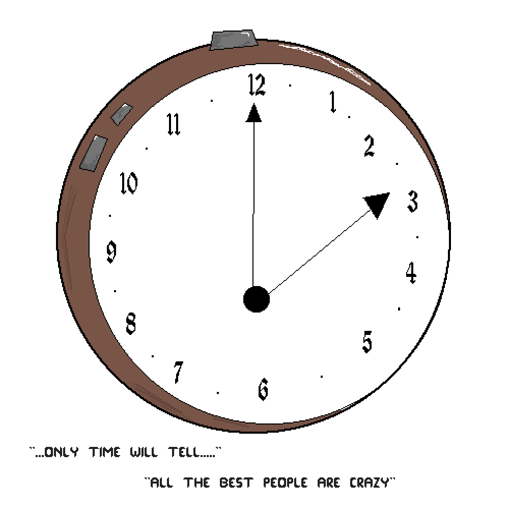 Pixilart - Clock by p0rcelaindeath