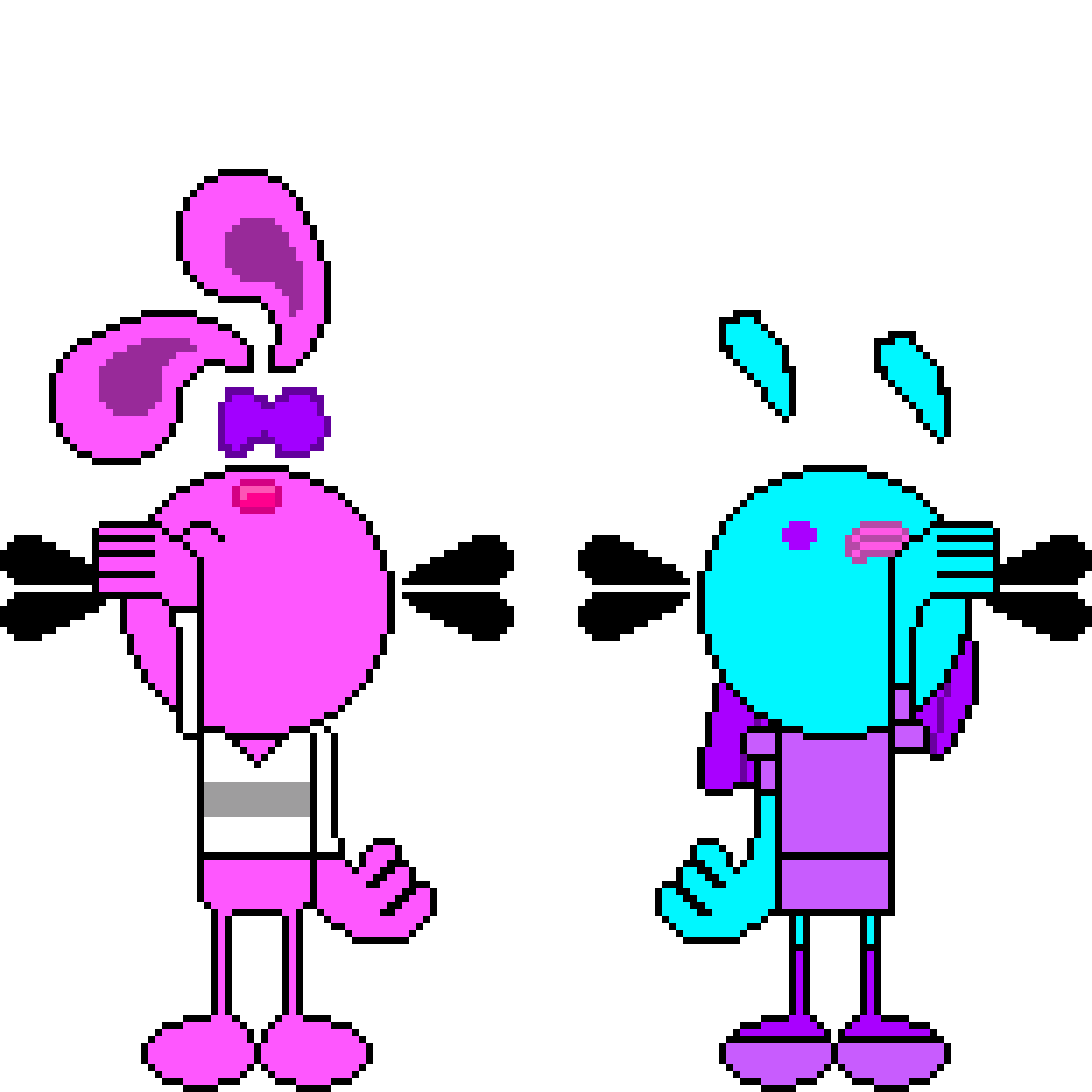 Pixilart - Yin and Lina Peforming by Tanyakhis