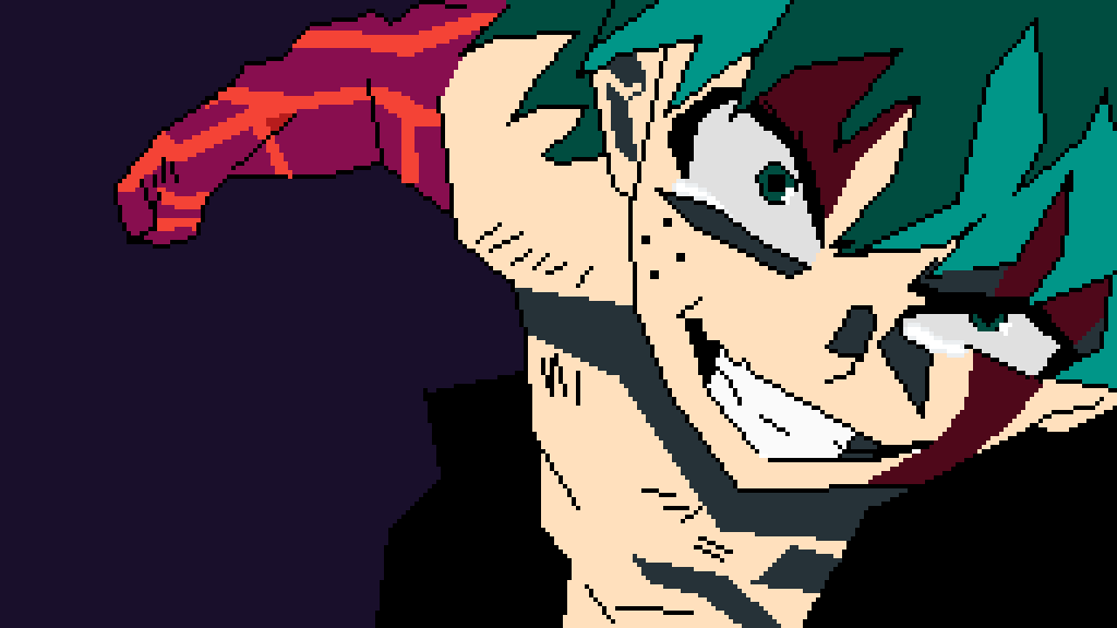 Pixilart - Deku Smash 1,000,000% OFA by jamesanimeart