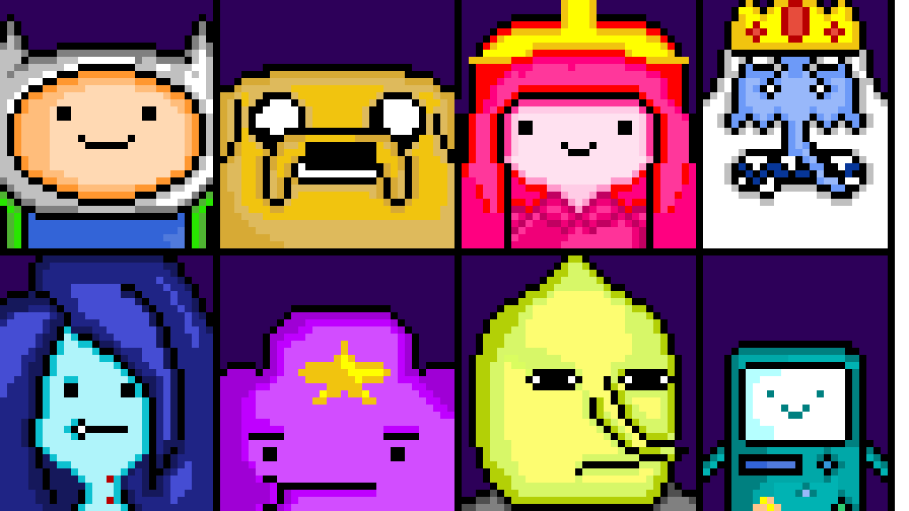 Editing Adventure Time Characters (>U