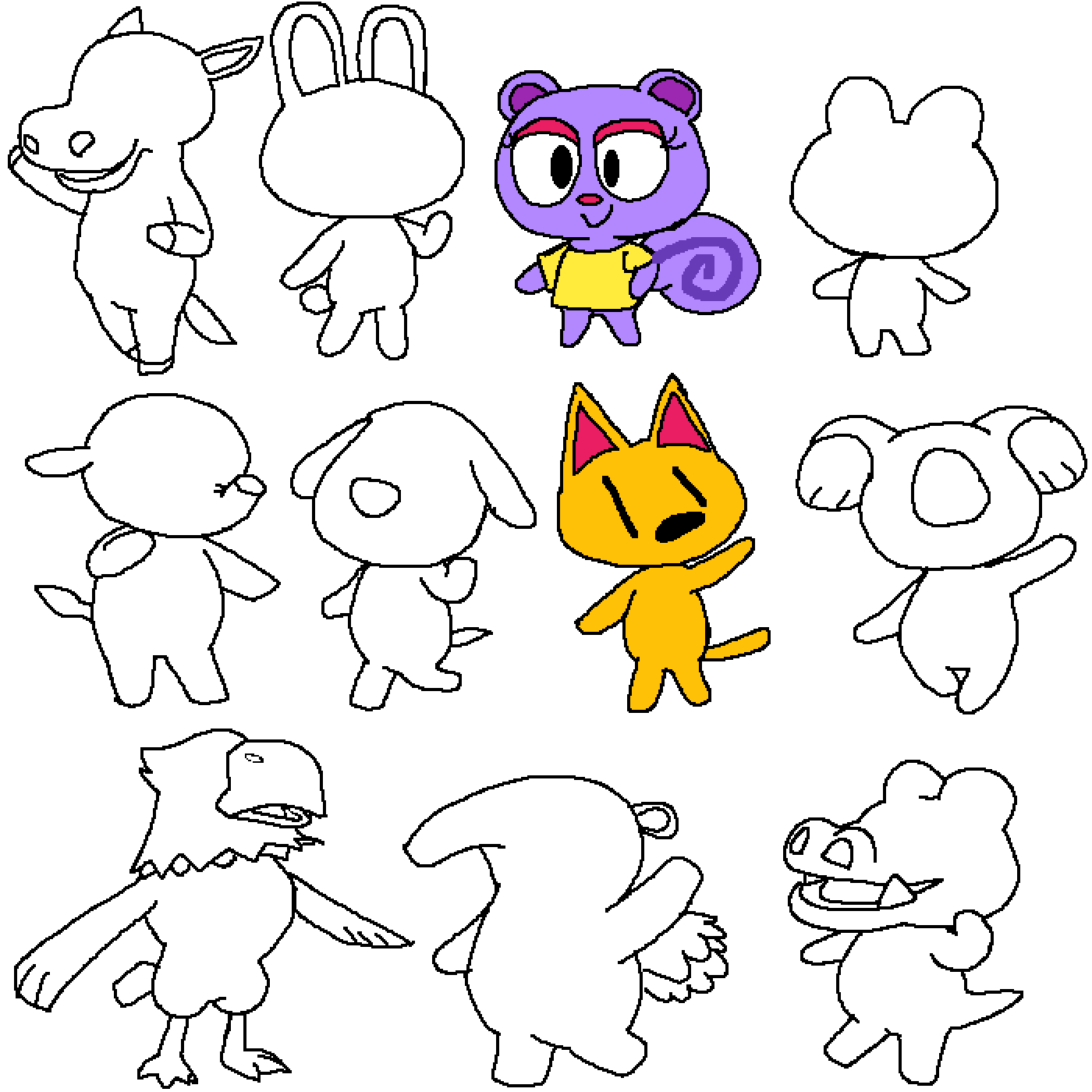 Animal Crossing Avatar Base