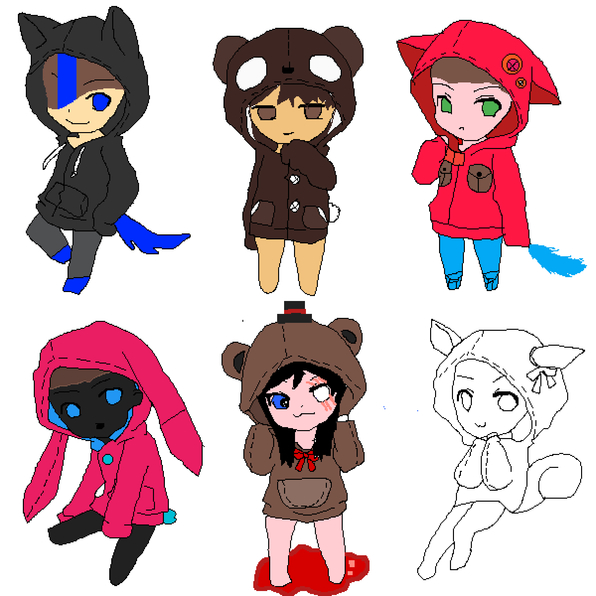 Editing Freddy - Free online pixel art drawing tool - Pixilart