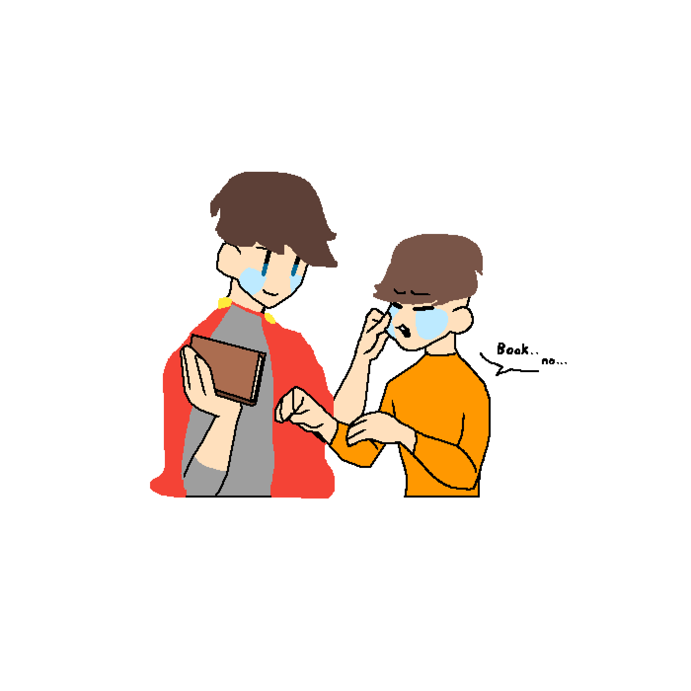 Editing Eret and Wilbur - Free online pixel art drawing tool - Pixilart