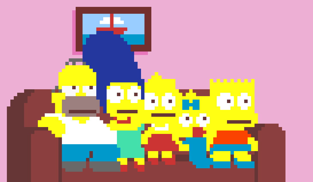 Pixilart - The Simpsons by charlie