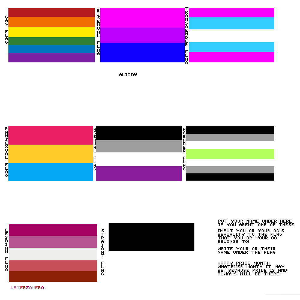 Pixilart - add your signature under your pride flag by penguinsys
