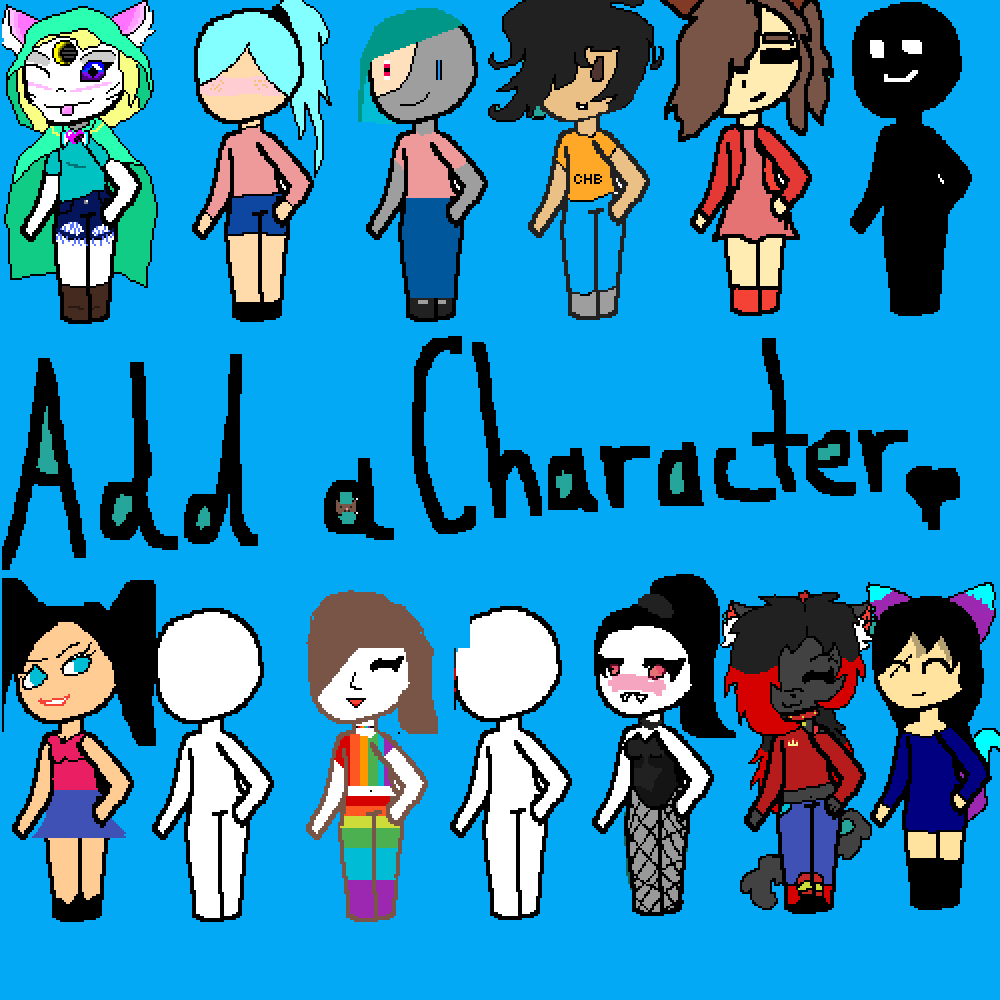 Editing add a character collab - Free online pixel art drawing tool ...