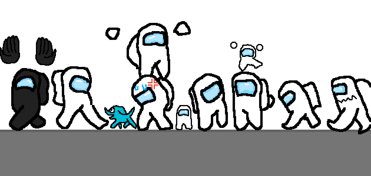 Editing Among us Base Collab - Free online pixel art drawing tool ...