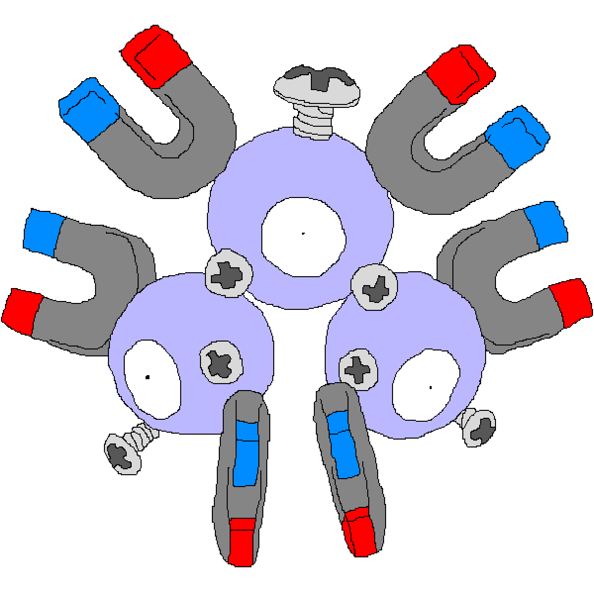 Pixilart - Magneton by ShinyLugia98