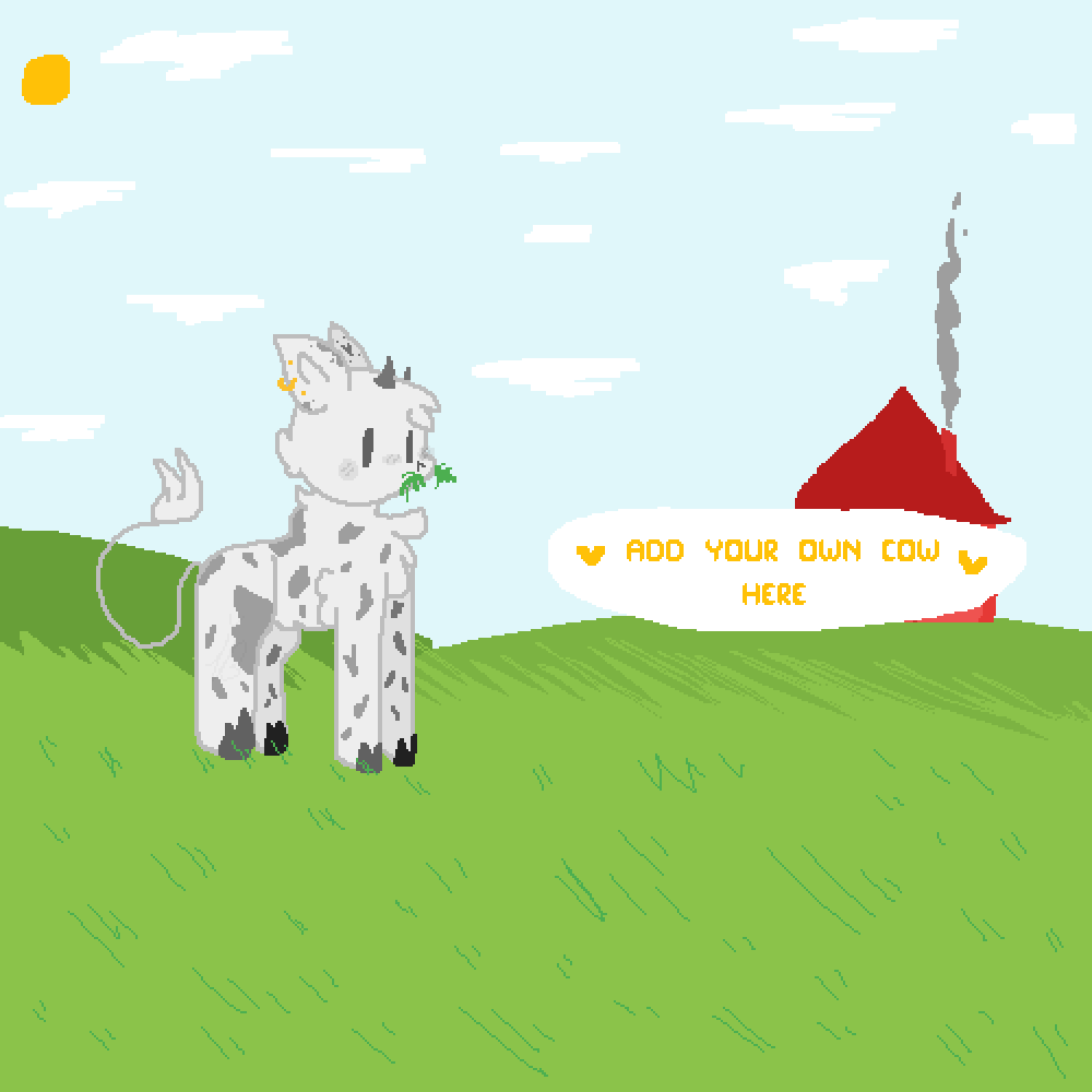 Pixilart - Cow Collab by Ice-Bell