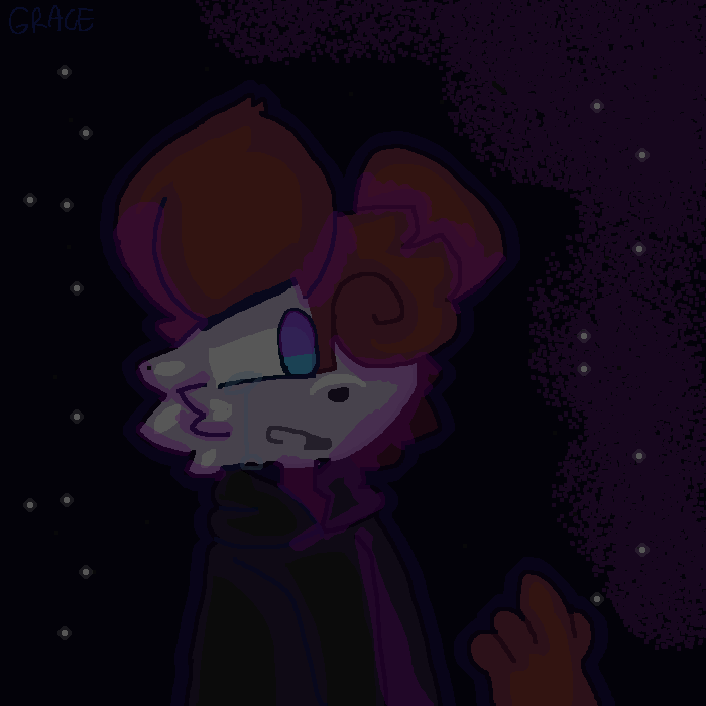 Pixilart - Crying in stars by Kids-annoy-me