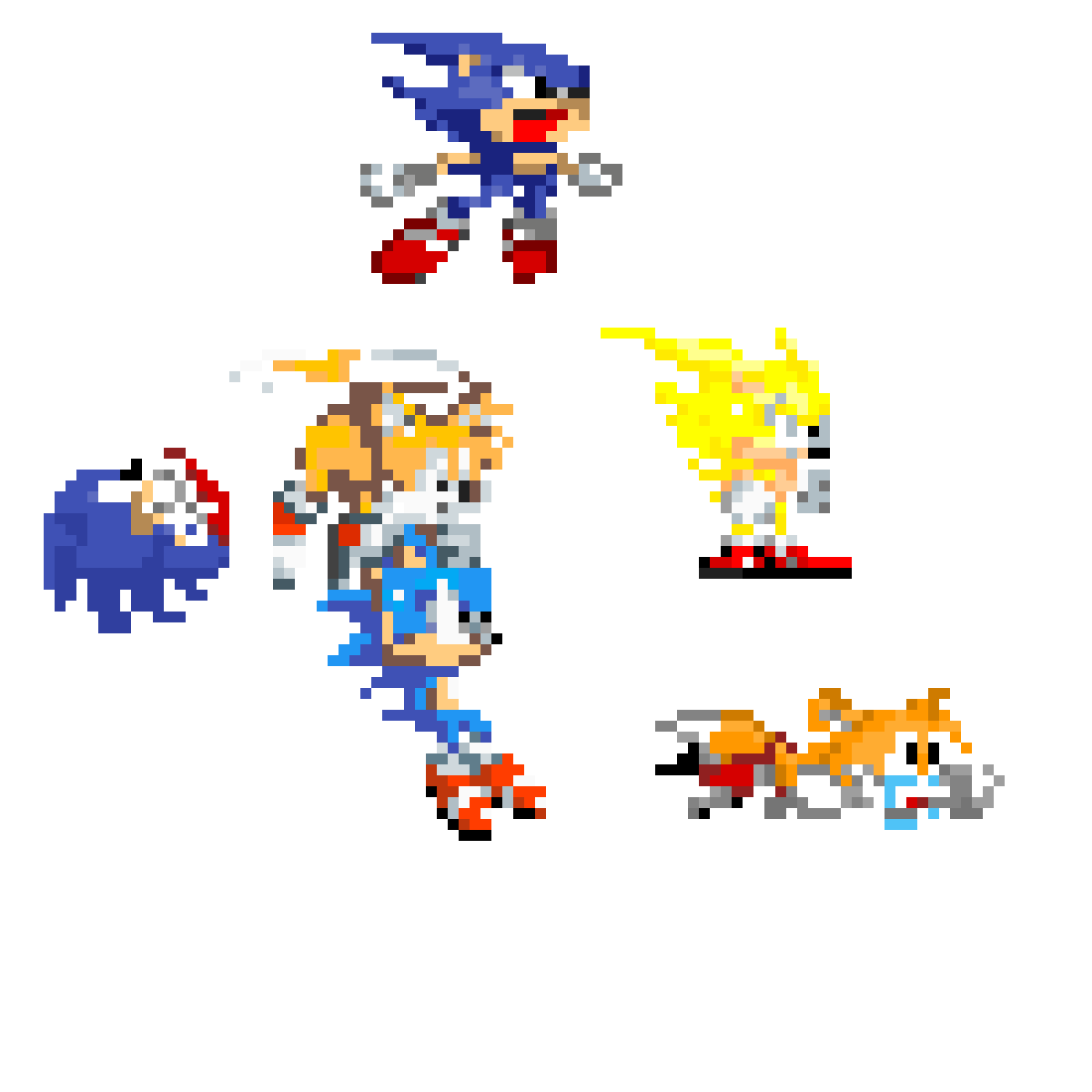 Pixilart - mini sprites 2 by Sonic-Gamer