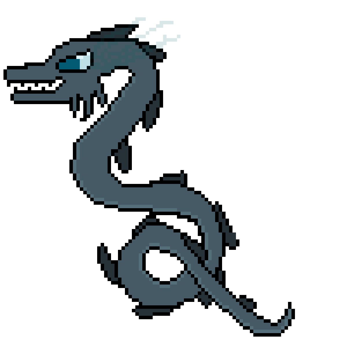 Pixilart - Dragon pixel art by redwolf466