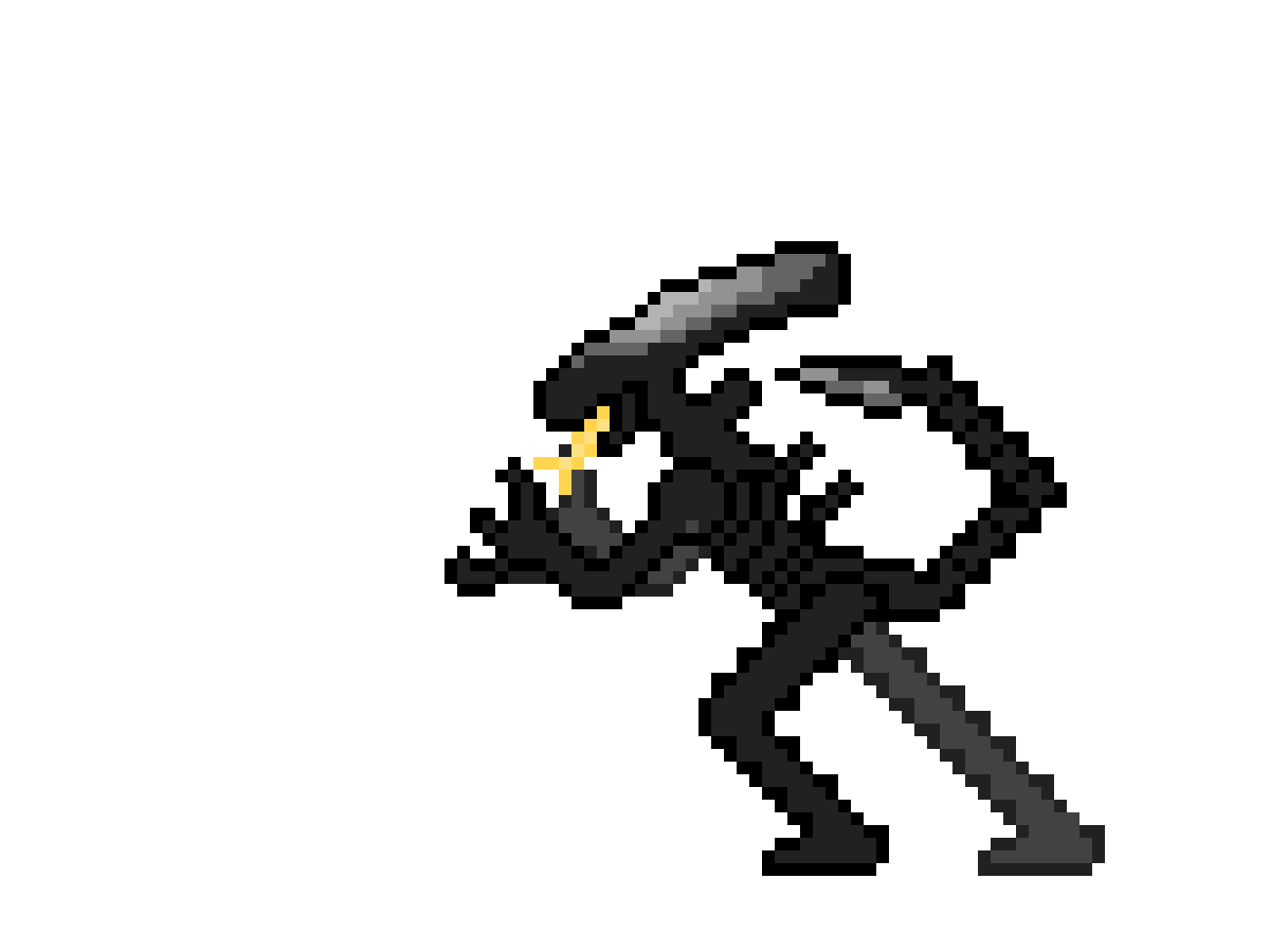 Editing Xenomorph - Free online pixel art drawing tool - Pixilart