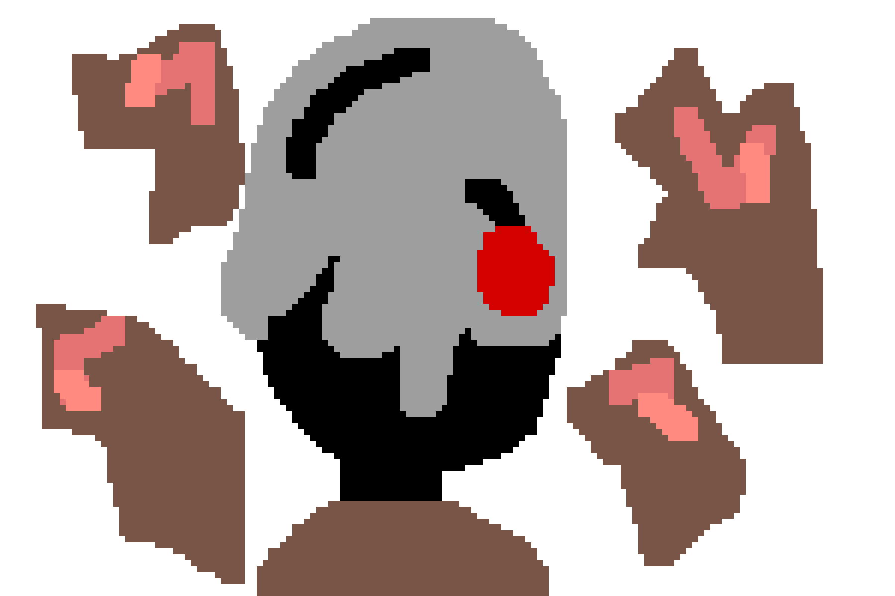 Pixilart - Gray girl by Anonymous