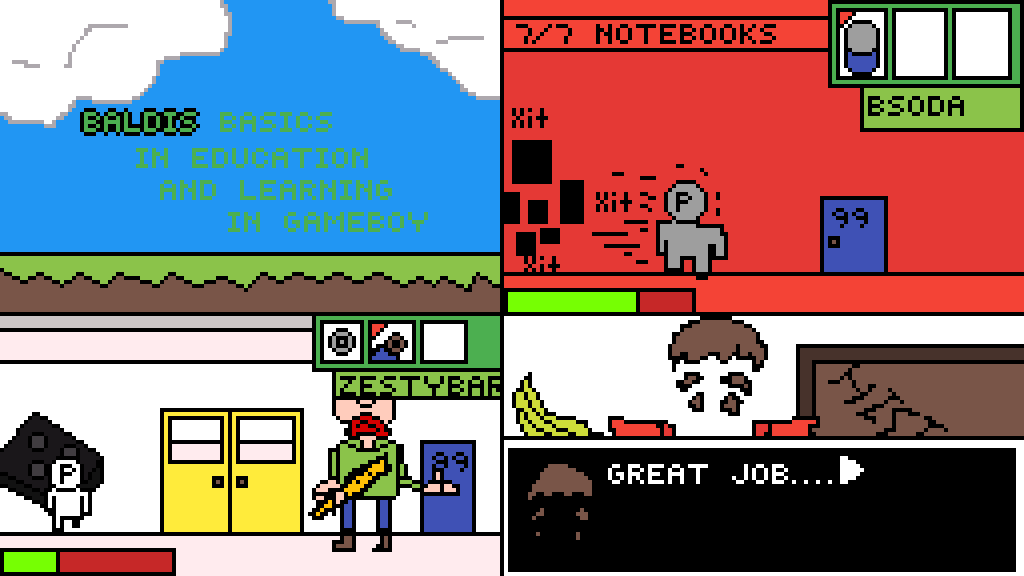 Pixilart - baldis basics for gba? by Anonymous