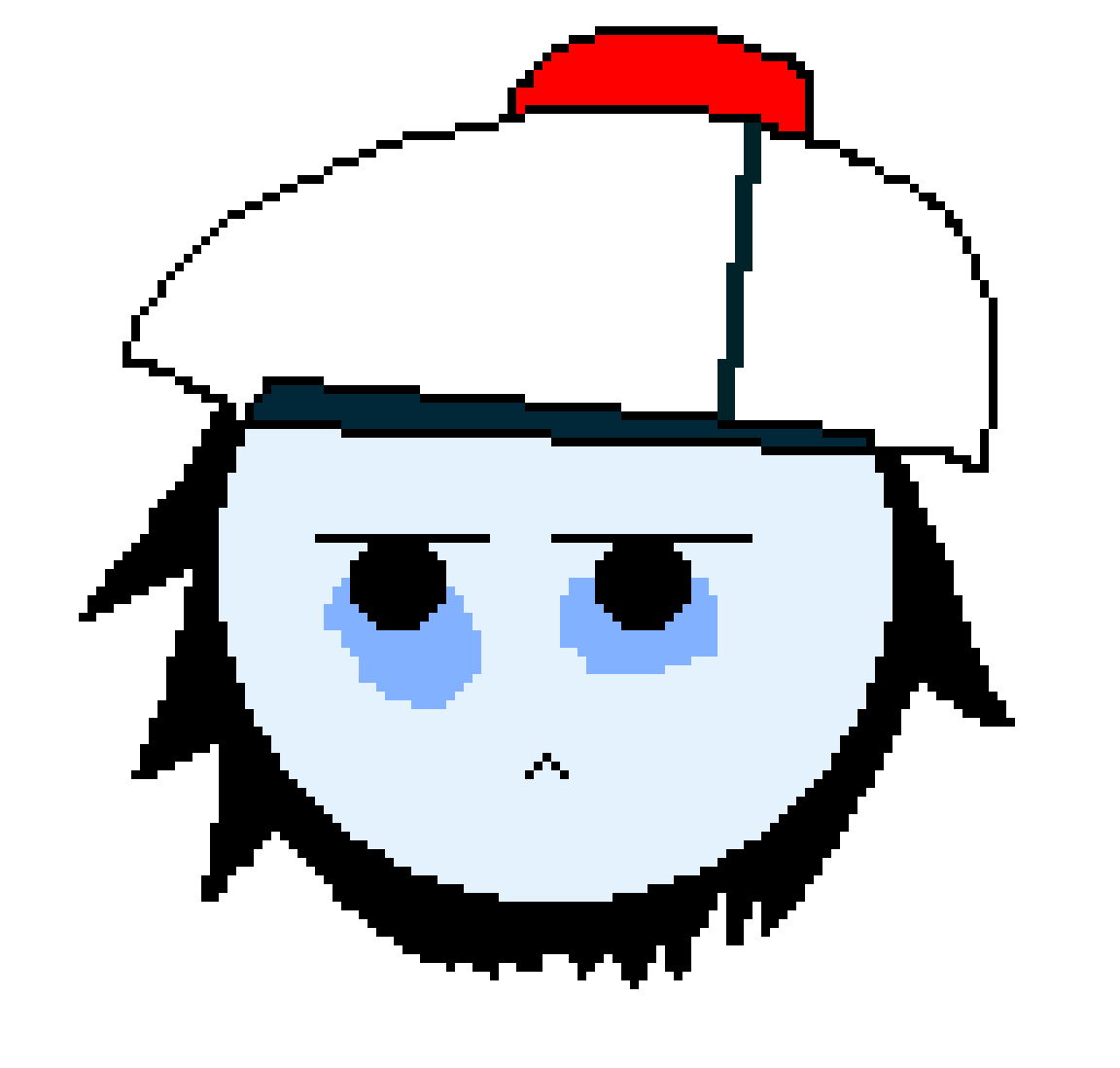 Pixilart - Drowned sailor head Sticker model by sackboytaffy