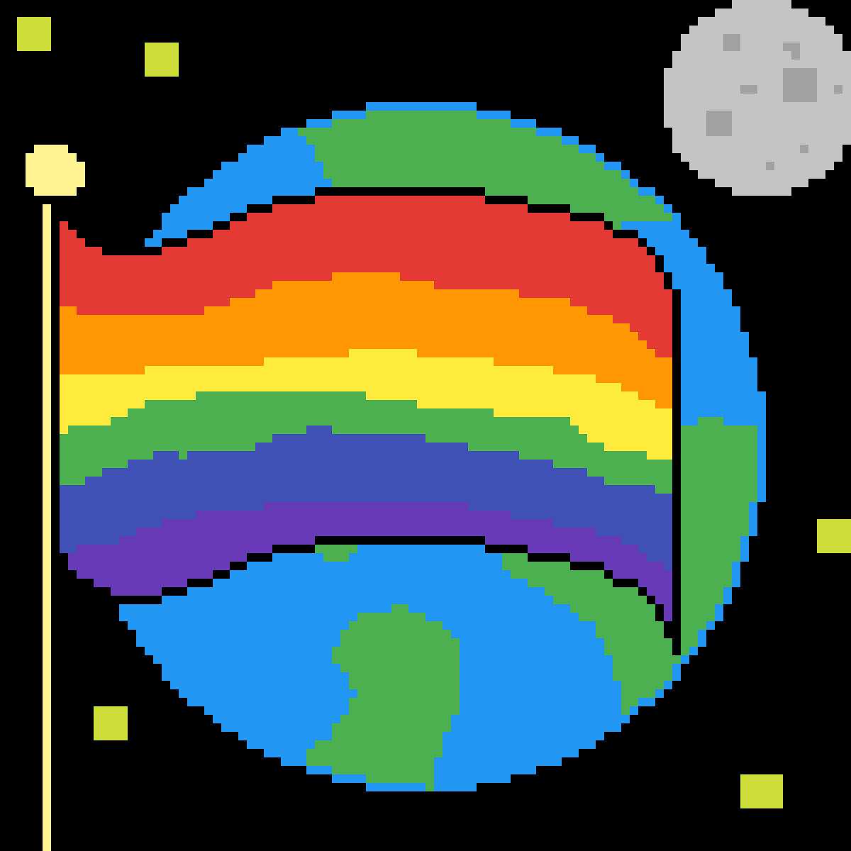 Editing Pride flag - Free online pixel art drawing tool - Pixilart