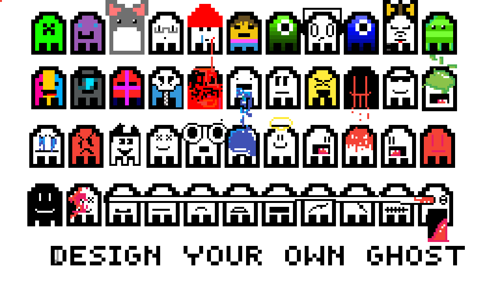 Editing Design A Ghost - Free online pixel art drawing tool - Pixilart