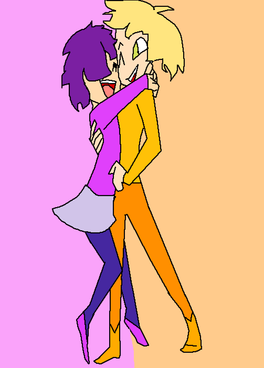 Pixilart - Cute oc ship by NateWantToBatle