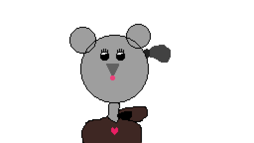 Pixilart - Mouse girl by Glitchwastaken